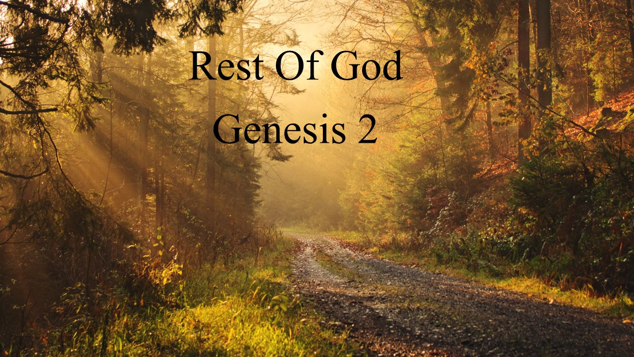 Genesis 2: God’s Rest – only savior jesus