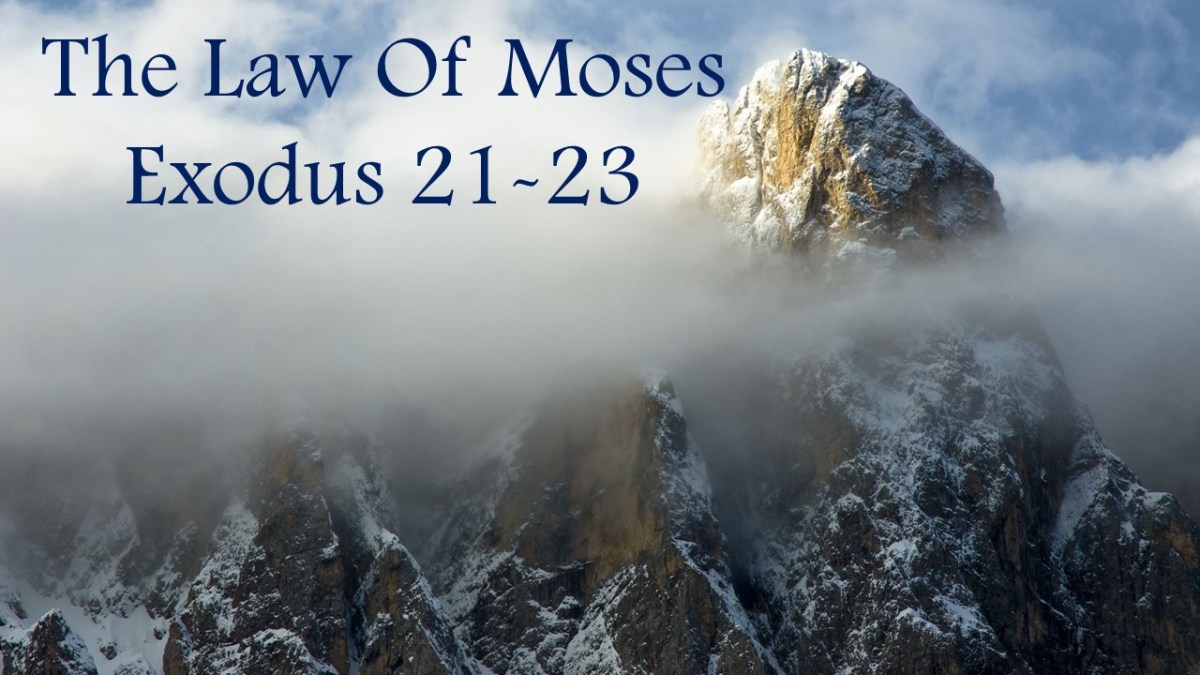Exodus 21-23 : Law and Promises – only savior jesus
