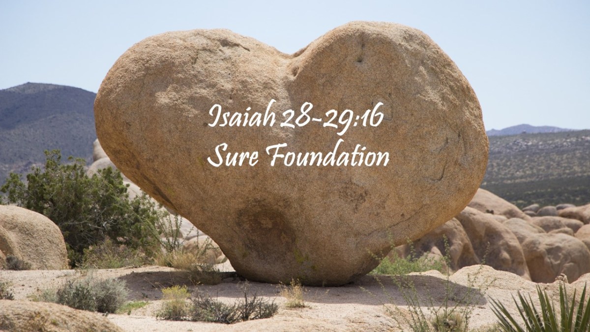 Isaiah 28 -29:16- Jesus our Cornerstone – only savior jesus