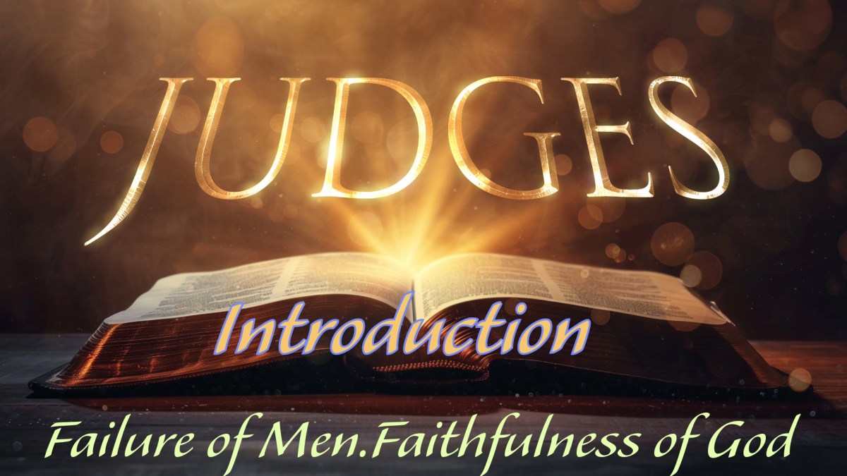 Judges 1: Introduction – only savior jesus